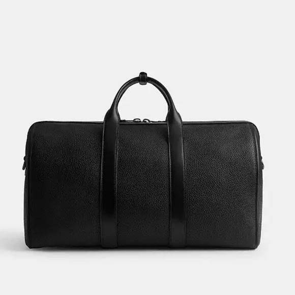 Coach | Bags | New Black Leather Mens Gotham Duffel Bag 45 | Poshmark